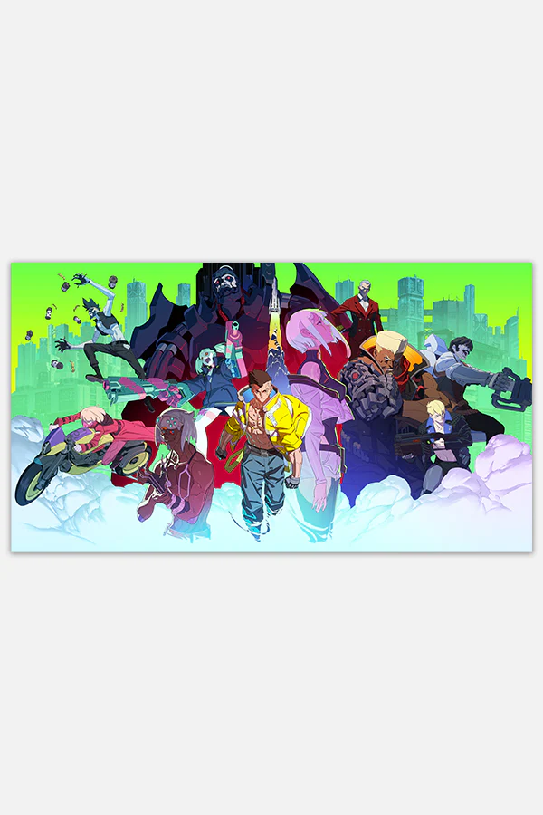 CYBERPUNK EDGERUNNERS ANNIVERSARY LITHOGRAPH BY STUDIO TRIGGER - CD ...