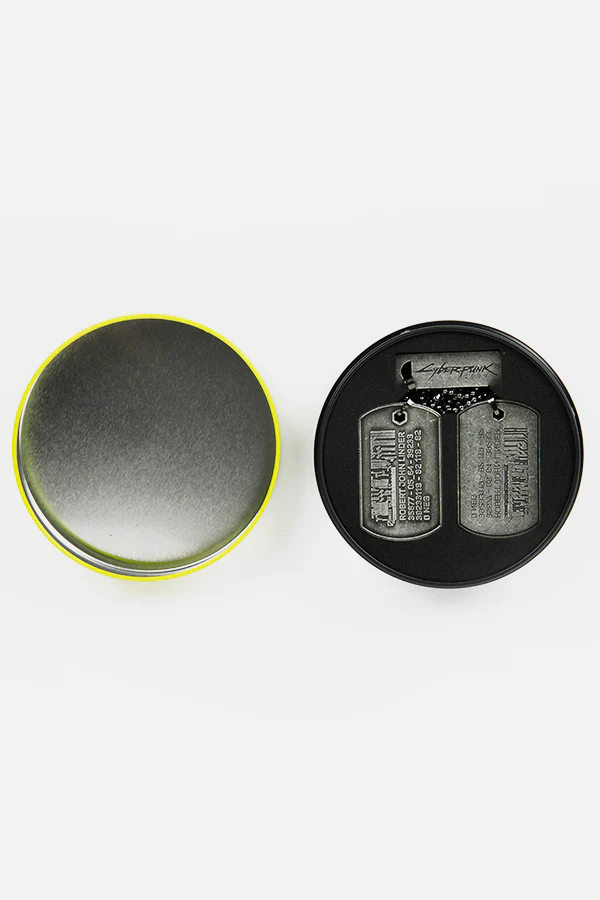 CYBERPUNK 2077 JOHNNY SILVERHAND'S DOG TAGS - CD PROJEKT RED Gear Store